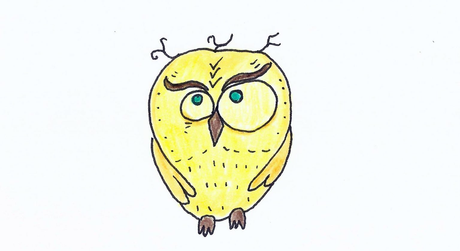 How to draw a Cute Cartoon Owl – Zois Illustrations